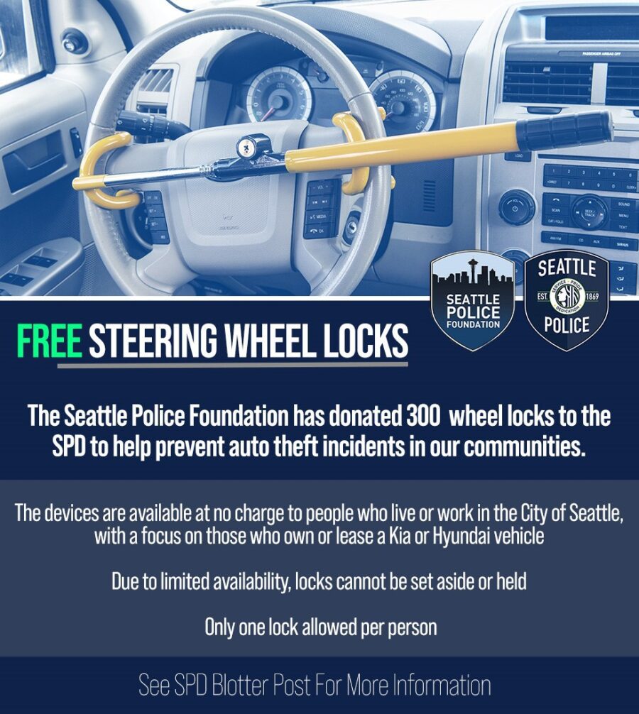 Seattle Police Foundation Provides Round 2 of Citywide Free Steering ...